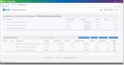 Erfahren Sie mehr über Anwendungsfälle von RIB e-Vergabe